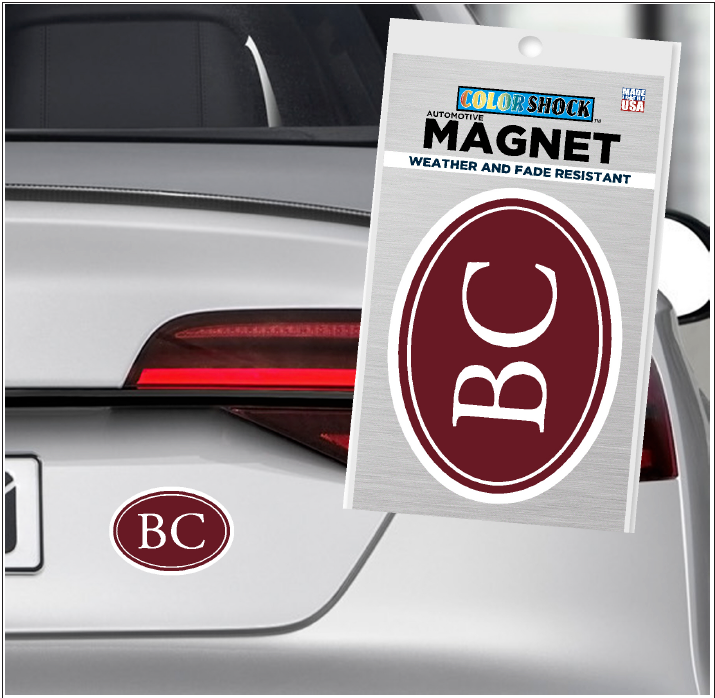 BC Oval Car Magnet (SMALL) – BC Cadet Shop
